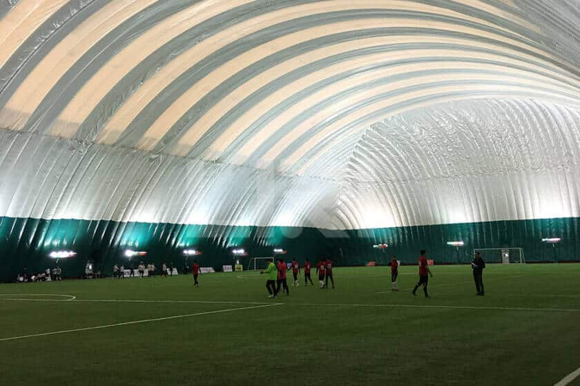 Soccer Domes: Inside The Inflatable Structures